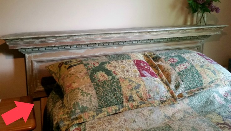 A Unique Headboard|Upcycled Headboard| Re-purposed headboard