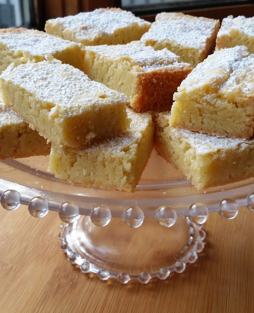 Chewy Almond Bars - The Sparrow's Home