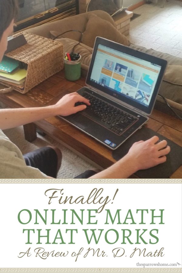 Finally, Online Math that Works: A Review of Mr. D. Math - The Sparrow ...