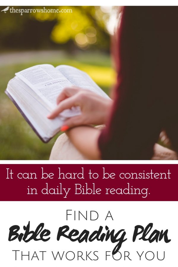 Daily Bible reading can be hard to be consistent in. Find a Bible ...