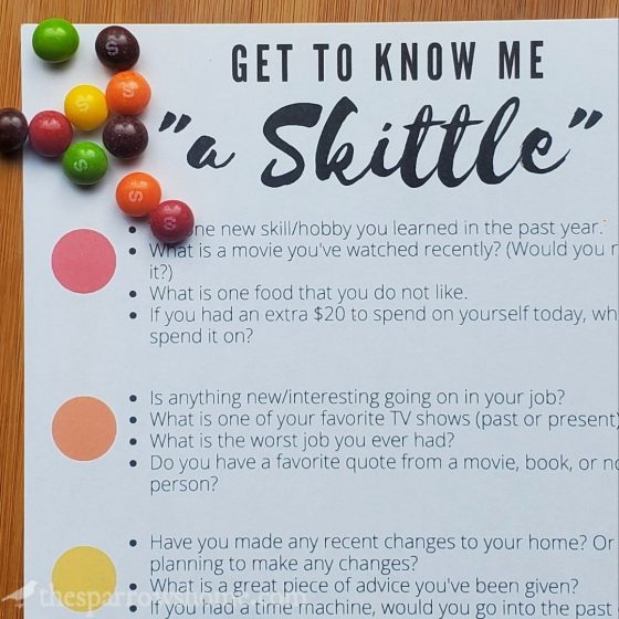 Use these questions to break the ice 'a Skittle': An easy ice breaker ...